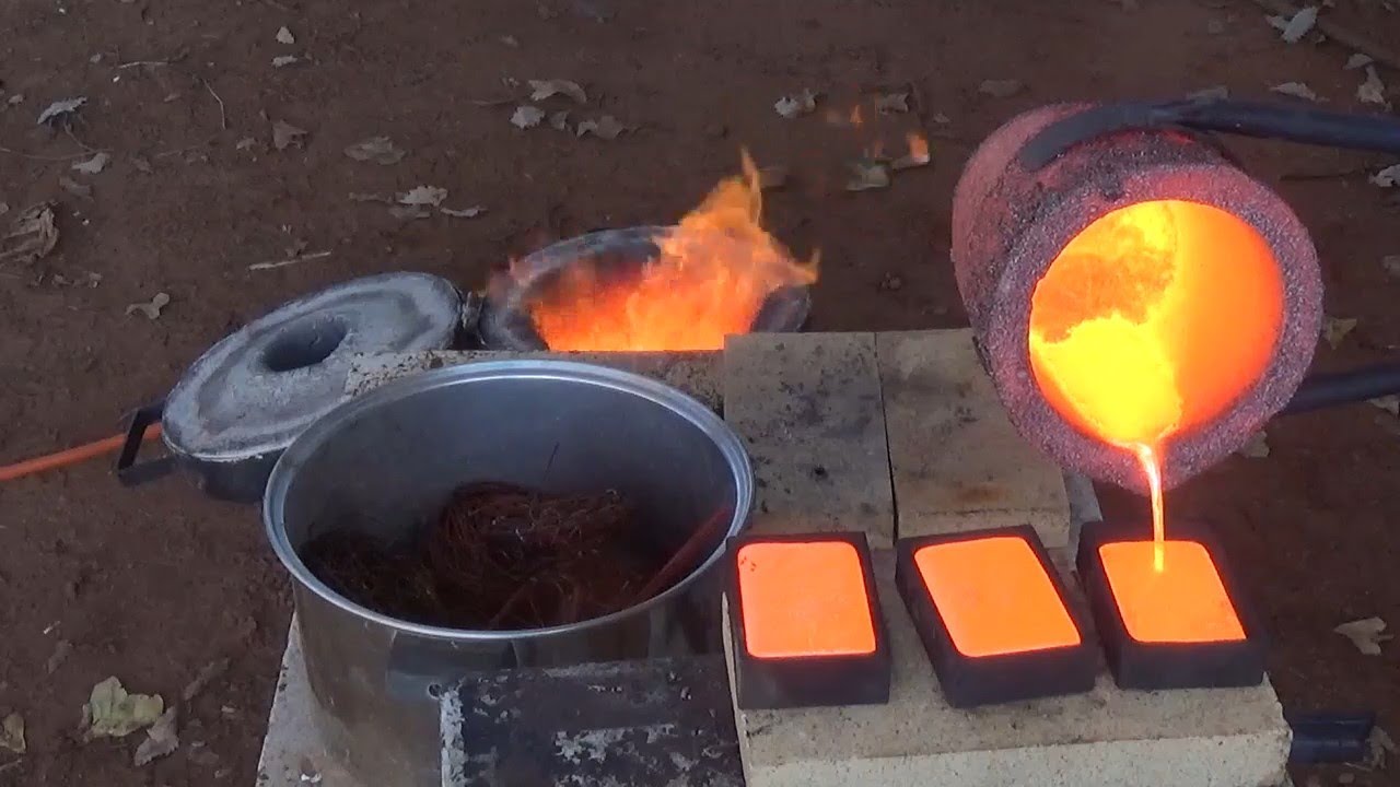 A very nice day to Melt Scrap Copper - YouTube