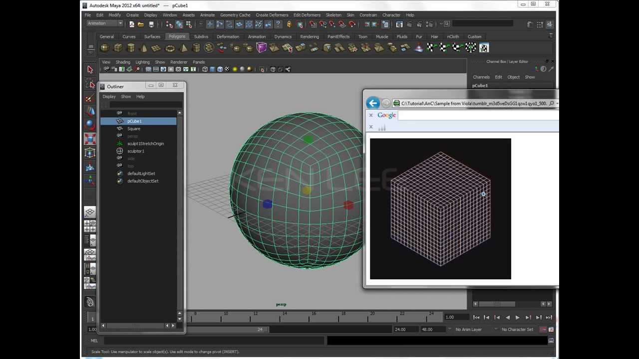 A&C-G06-5_Form transformation between Sphere and Cube - YouTube