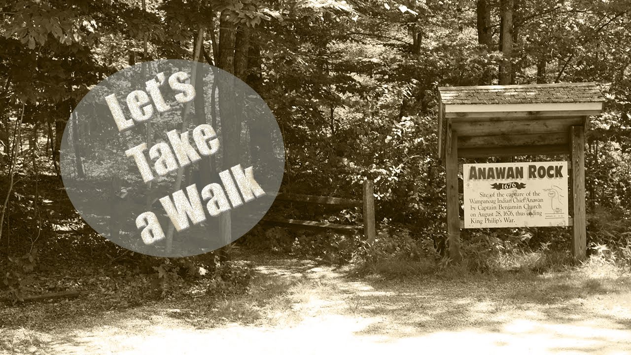 Walk with me through the Anawan Rock woods - YouTube