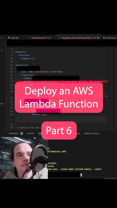 Deploy an AWS Lambda Function (Part 6) - YouTube