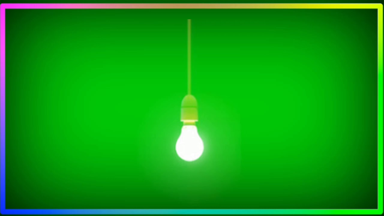 Green Screen Bulb Effect // green screen light bulb effect || - YouTube