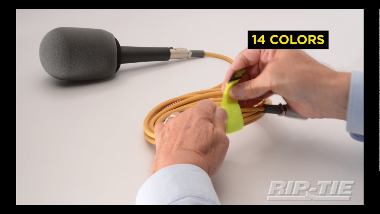 How To Use Rip-Tie Original Cable Wrap - YouTube