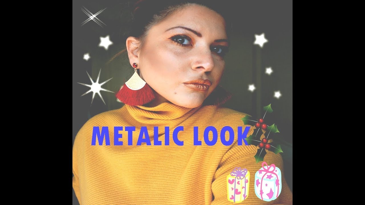 METALIC LOOK-MAKEUP TIPS-ΜΑΚΙΓΙΑΖ ΛΑΜΠΕΡΟ-TUTORIAL - YouTube