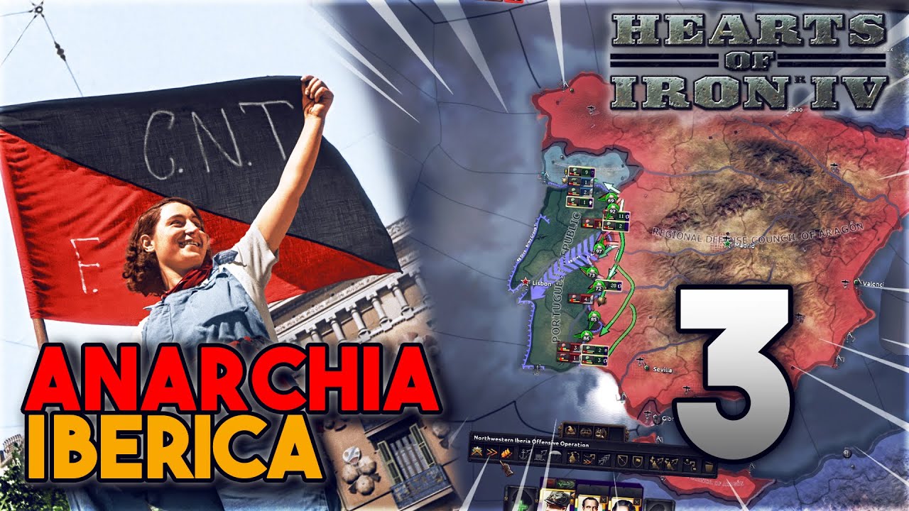 Anarchia anche in Portogallo | Hearts Of Iron IV | Spagna Anarchica #3 ...