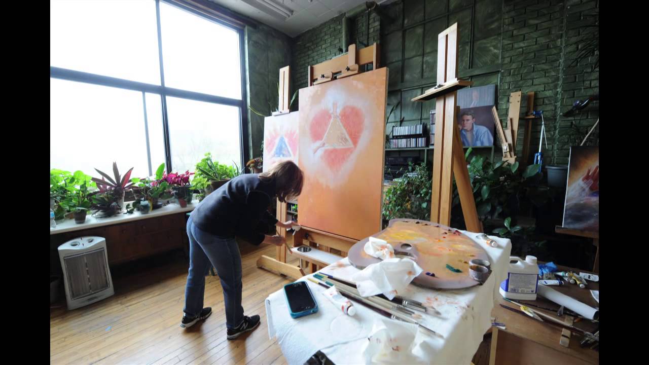 Time Lapse of the Painting of Trinity Art with Music - YouTube