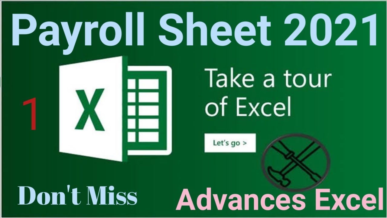 How to create payroll sheet in Excel# Excel#Payroll - YouTube