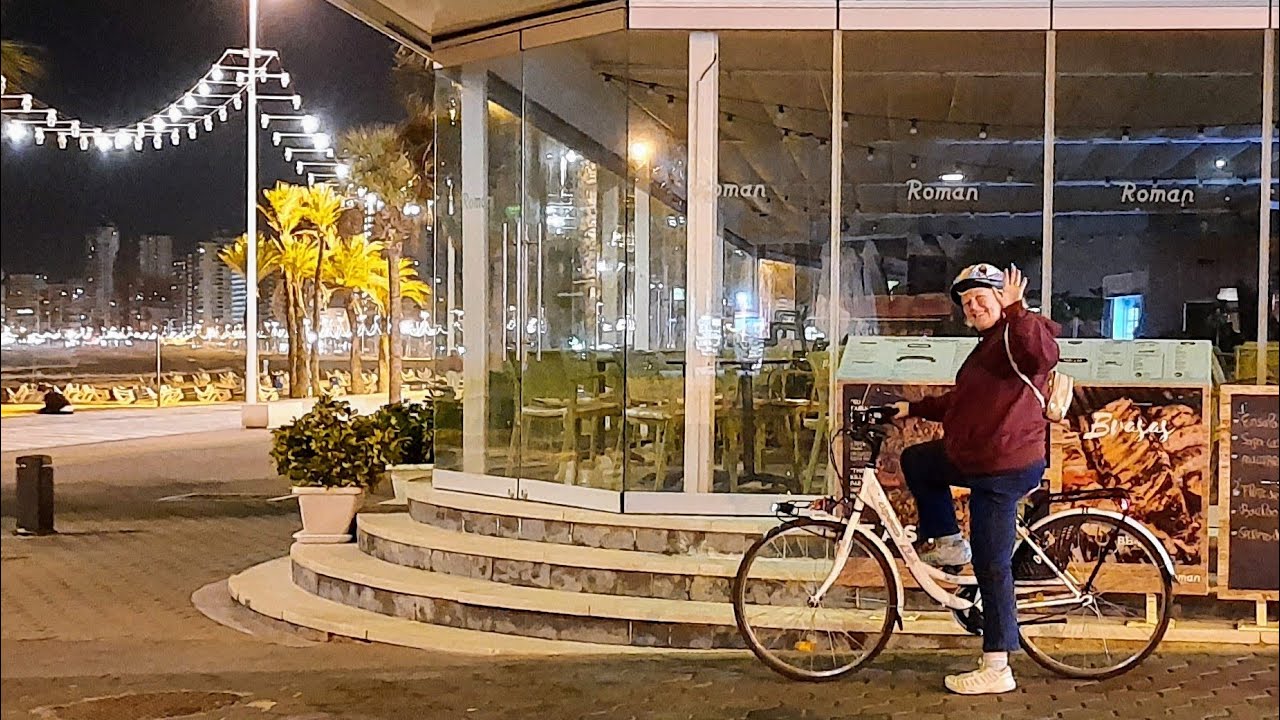 Benidorm Cycling Tonight, Passing Benidorm Palace & Camping La Torreta ...