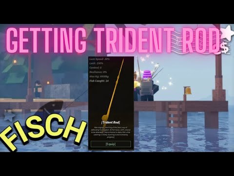 Getting The *TRIDENT* Rod In Fisch Roblox - YouTube