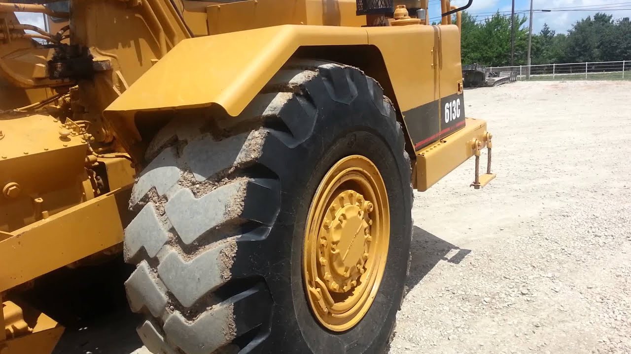 Cat 613 scraper for sale - YouTube