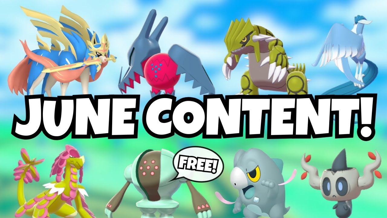Pokémon GO June Content & Tips! Free Legendary Pokémon Coming! - YouTube