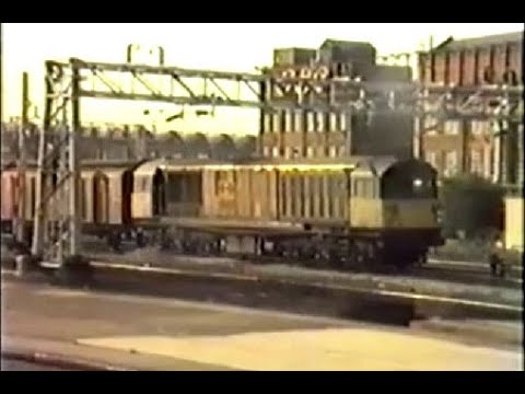 Trains In The 1980's WCML Freight, Rugby 1987 1989 - YouTube