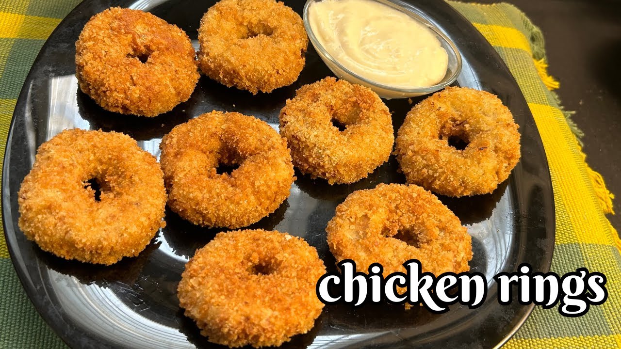 Chicken Rings Recipe | Crispy and Tasty Chicken Rings - YouTube