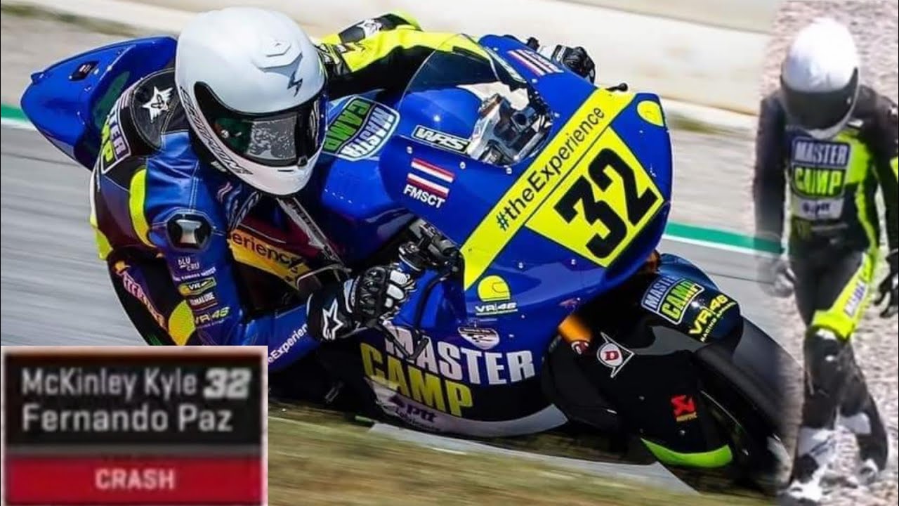 KYLE PAZ CRASH IN RACE 1 OF MOTO2 | BAWI SA RACE 2 WONDERBOY NEXT RACE ...