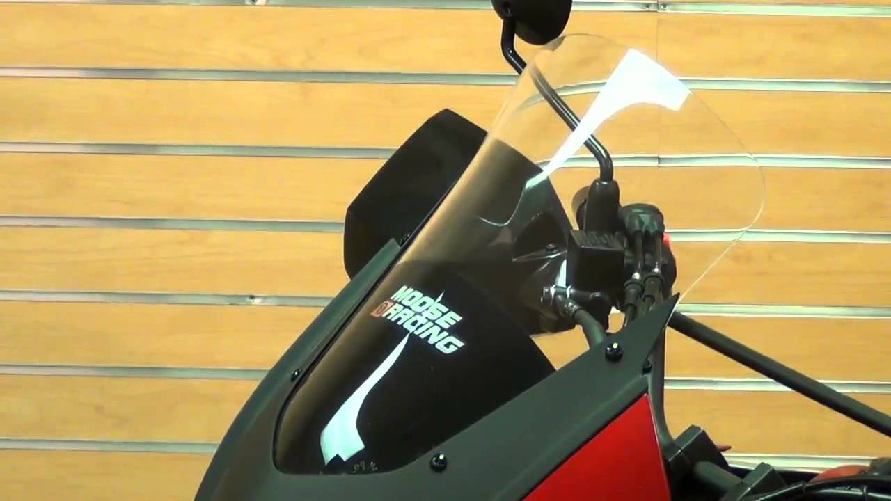 Moose Racing Adventure Windscreen Review - YouTube