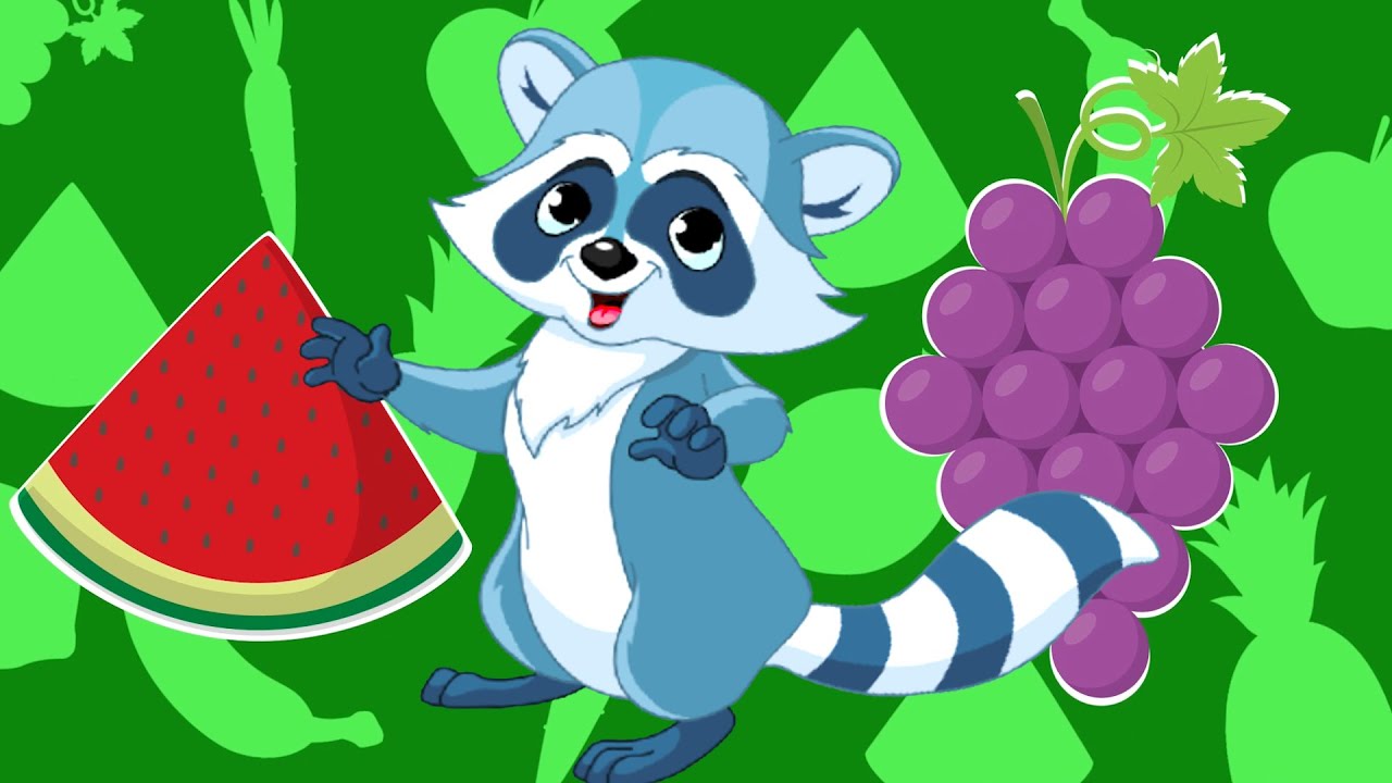 Yummy Fruits & Vegetables | Kids Songs and Nursery Rhymes | - YouTube