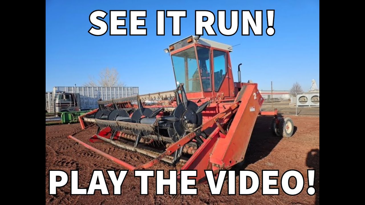 11250 • International 5000 Windrower - YouTube