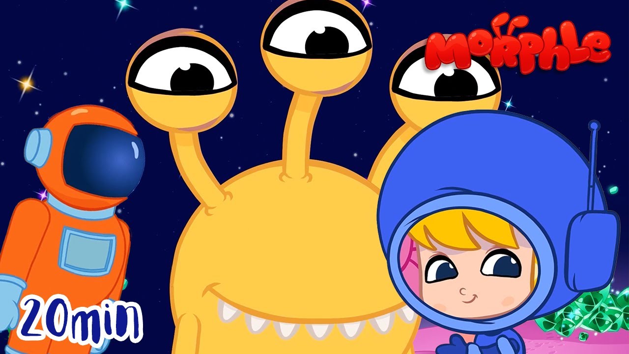 Space Adventure With BEST FRIEND MORPHLE | Video For Kids | 20min ...