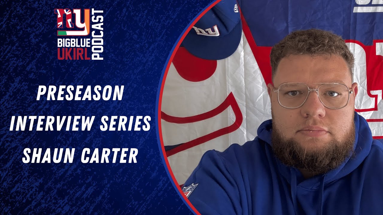 Big Blue UK and Ireland Preseason Interview Series - Shaun Carter - YouTube