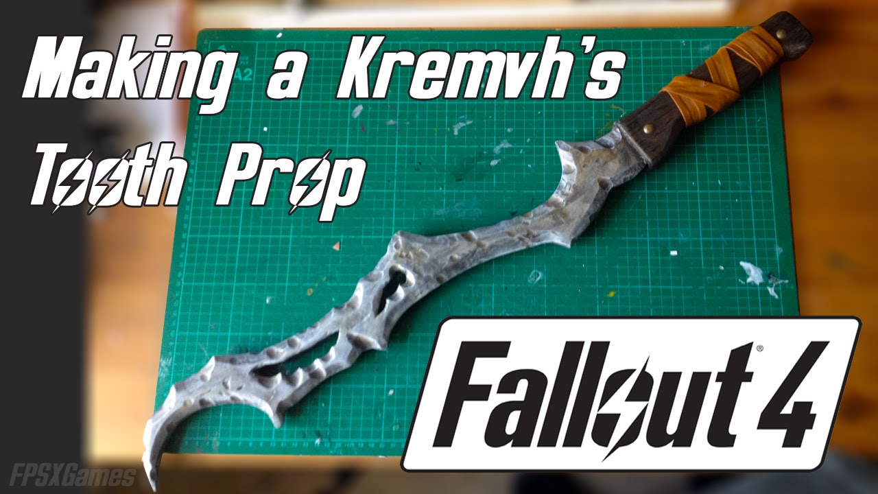 Making a Kremvh's Tooth Prop from Fallout 4 - YouTube