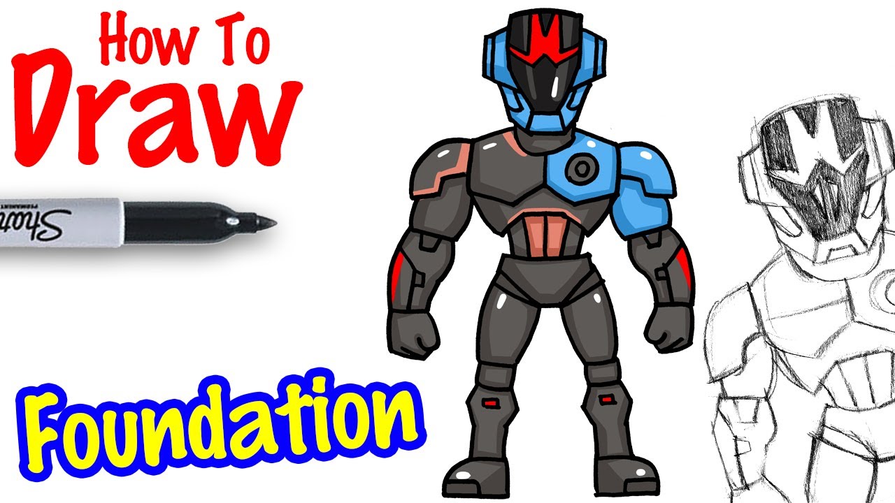 How to Draw the Foundation - YouTube
