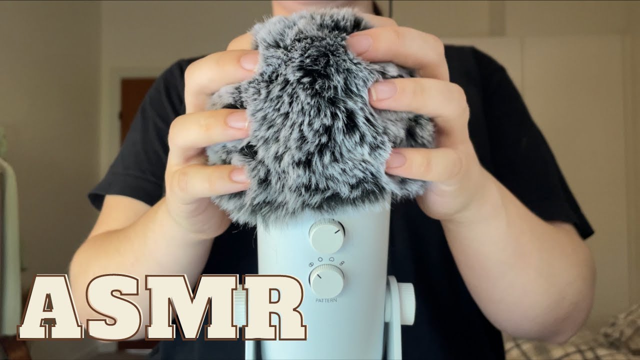 ASMR Relaxing mic touching (different mic covers) - YouTube