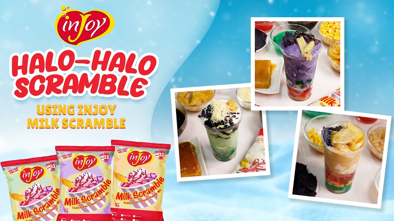 Halo-Halo Series using inJoy Milk Scramble | inJoy Philippines Official - YouTube