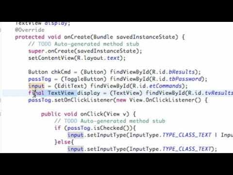 Android Application Development Tutorial 33 Creating a Method YouTube - YouTube