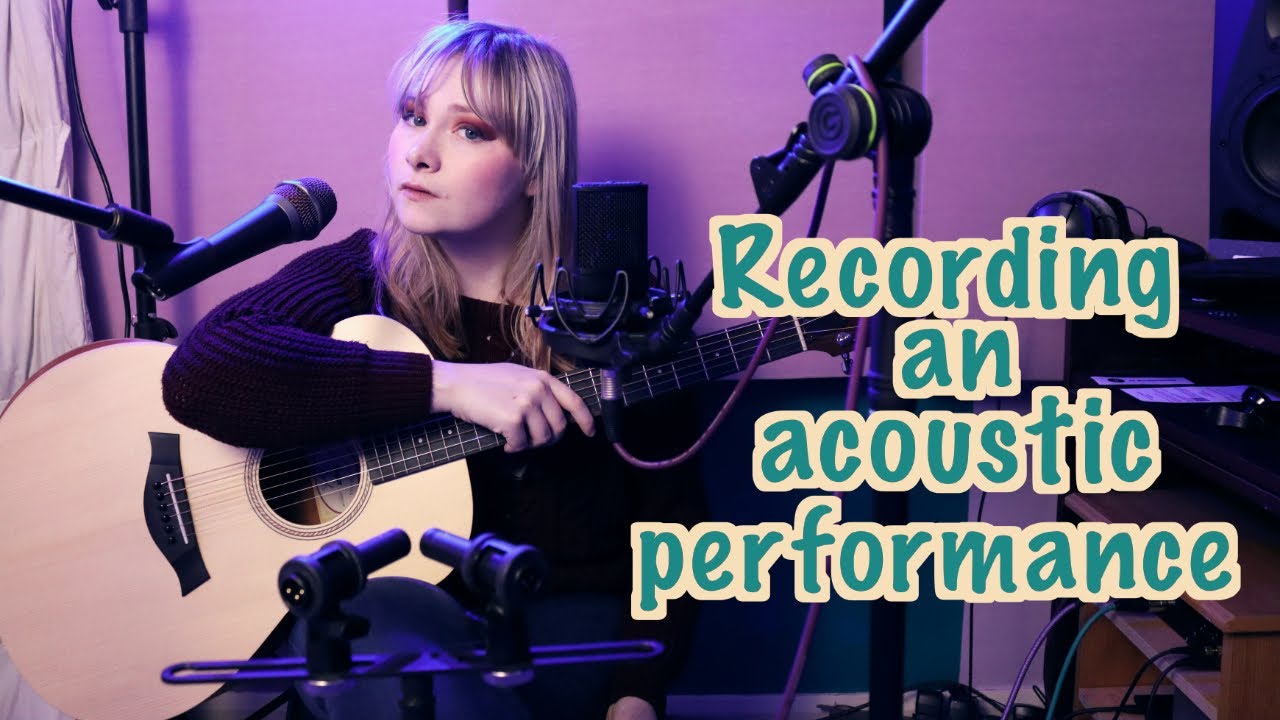 Experimenting with acoustic performance set ups - YouTube