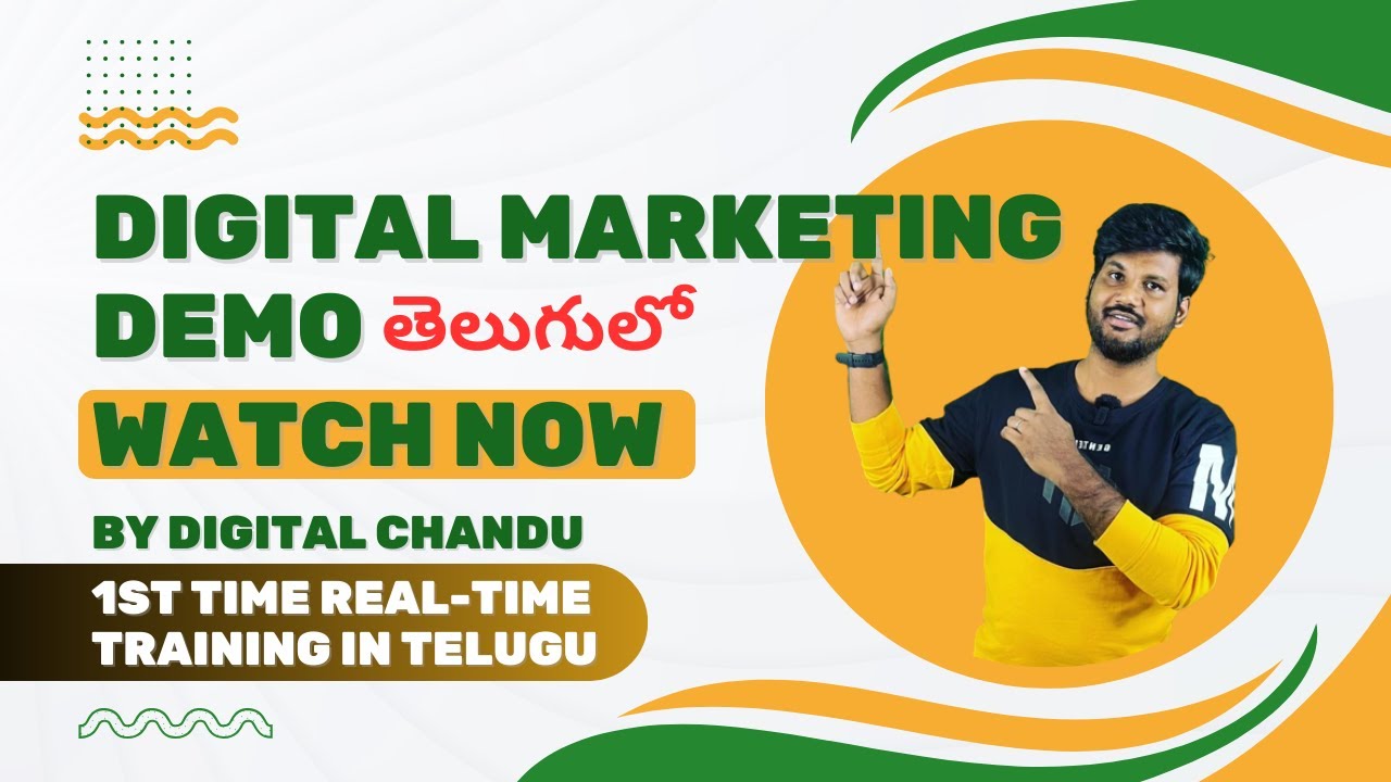 Digital Chandu Solutions: Digital Marketing Demo In Telugu For Live Training Call: 8125 222 577 ...