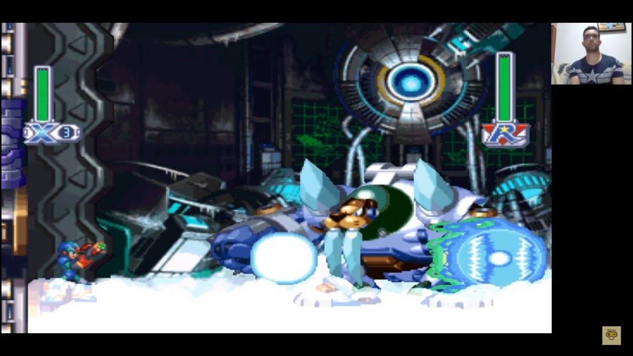 005 Mega Man X4 - X Gameplay - Frost Walrus Stage / Colonel Stage - YouTube