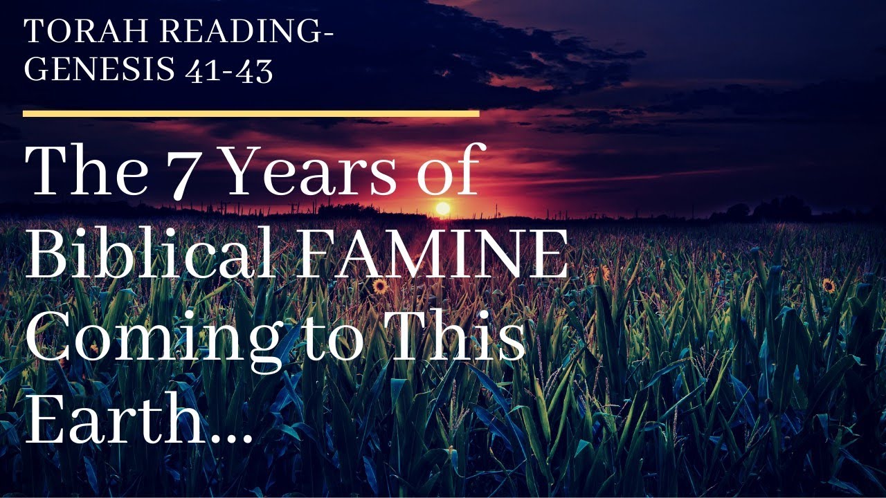 7 Years of Biblical Famine/Dreams do come True. MIKETZ-TORAH reading ...