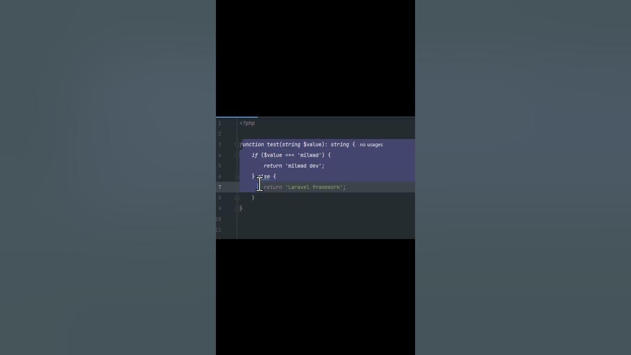 Short Video - Refactoring Basic PHP Function #1 - YouTube