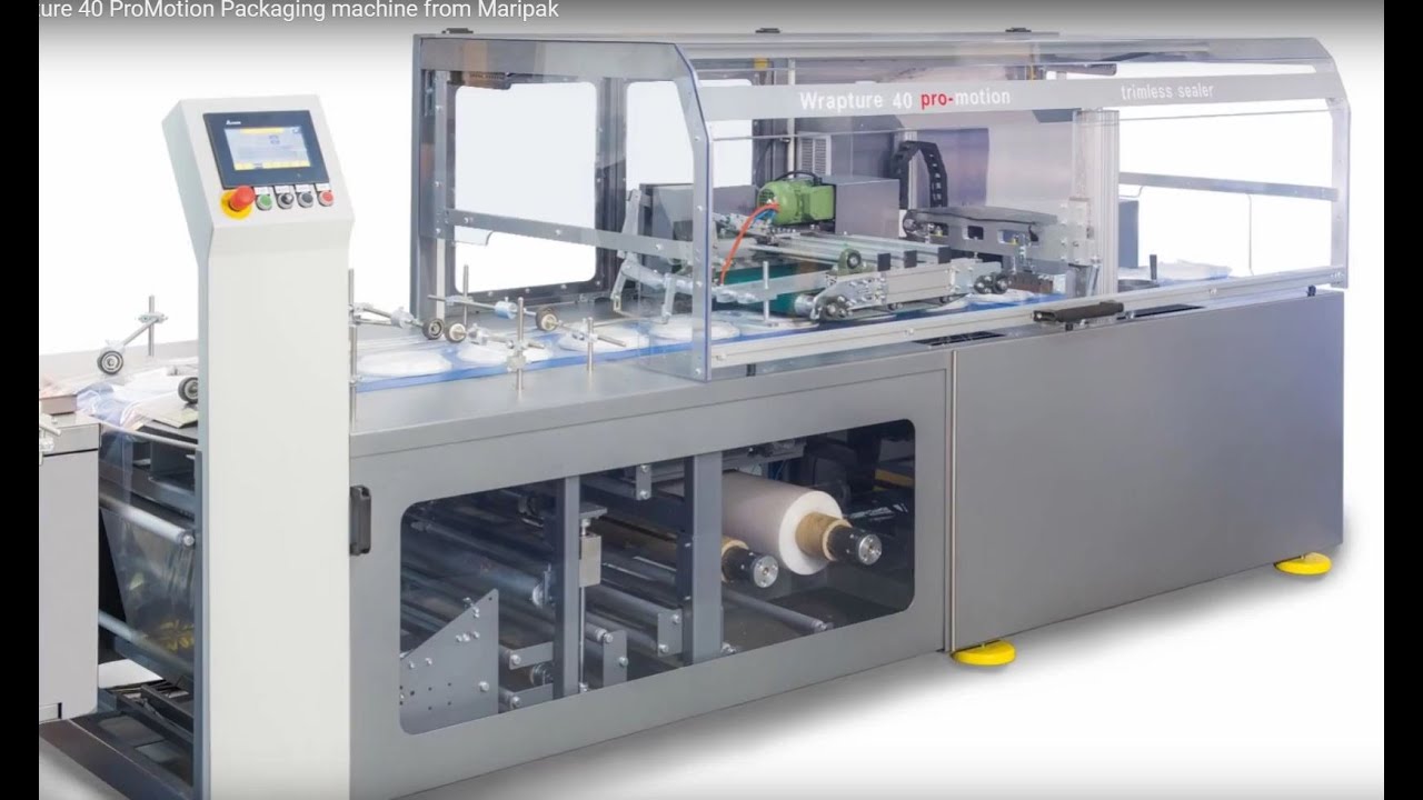 Wrapture 40 ProMotion Packaging Machine From Maripak - YouTube