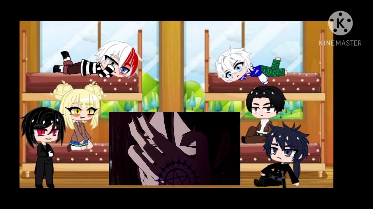 Fandom react to Black Butler !!(gacha club) - YouTube