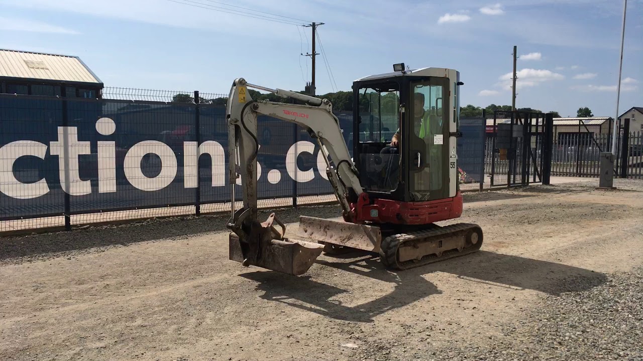 2009-TAKEUCHI TB23R 2.6 TON MINI DIGGER - YouTube