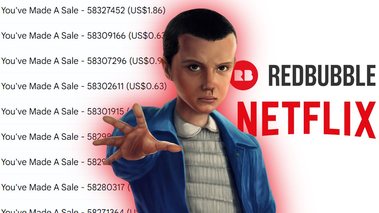 You Can Now Upload Stranger Things Art On Redbubble (Netflix Partner Program) - YouTube