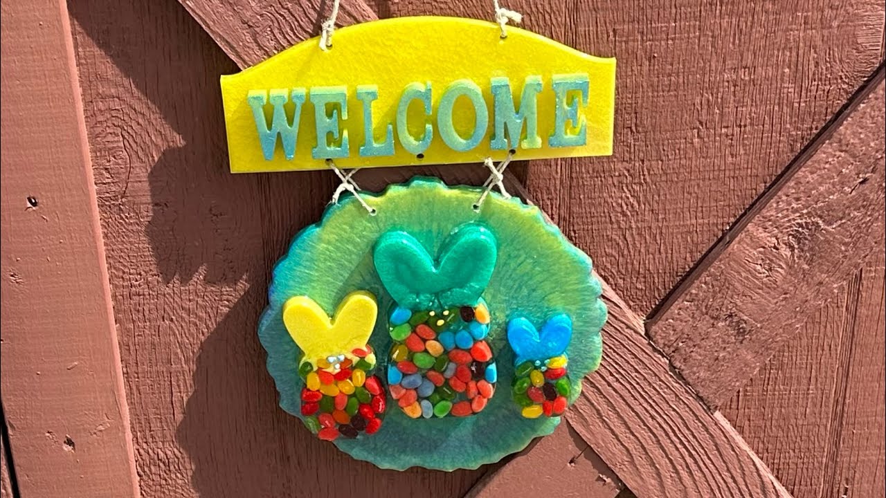 Make a Resin Easter Hanging Decoration, epoxy RESIN, resin art epoxy ...