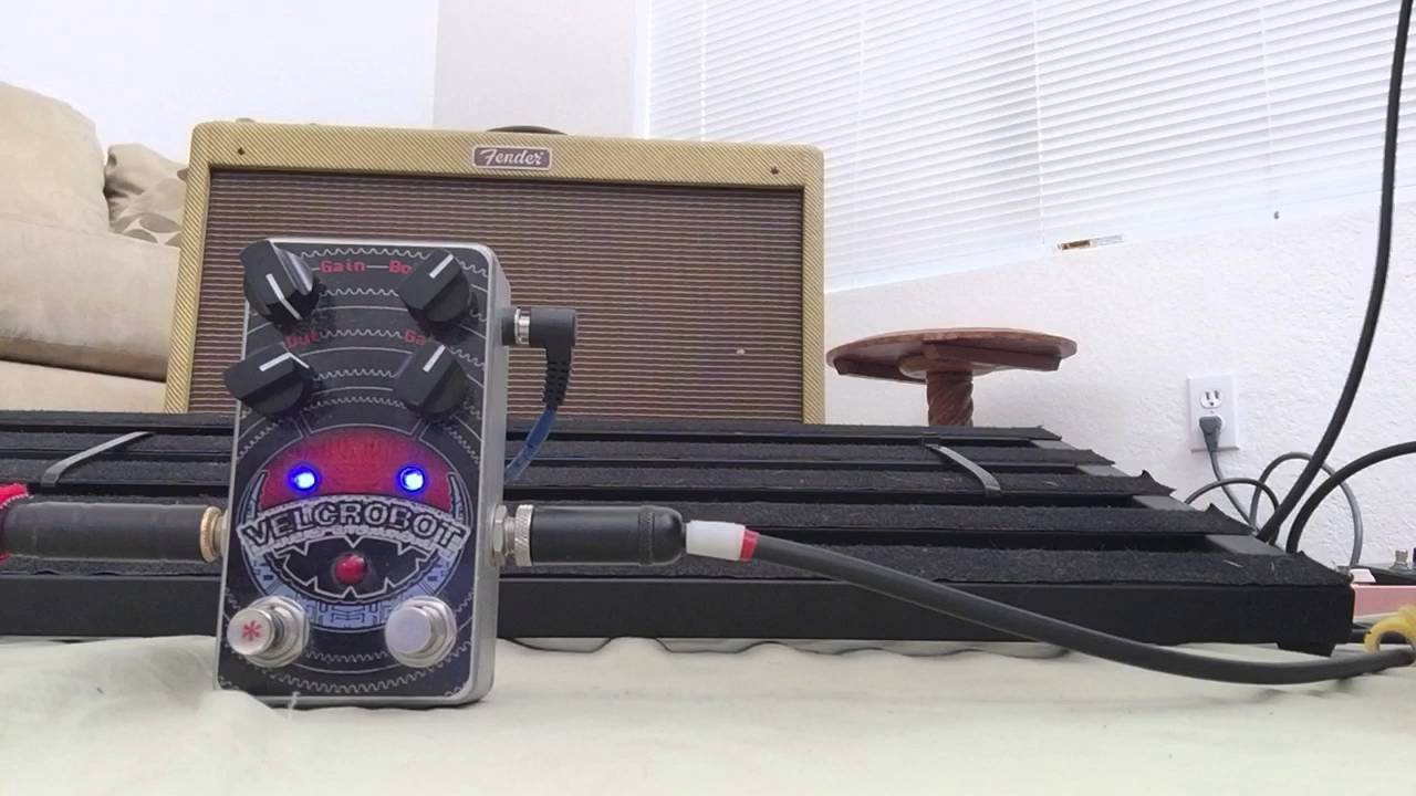 Fuzzhugger Velcrobot Fuzz Pedal Demo - YouTube
