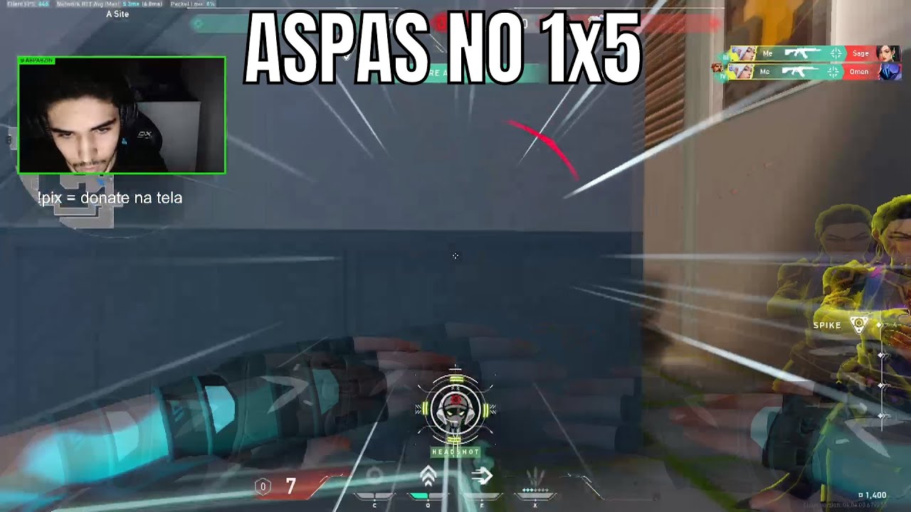 ASPAS FAZ COISAS IMPOSSIVEIS PARECER FACIL NO VALORANT @aspaszin - YouTube