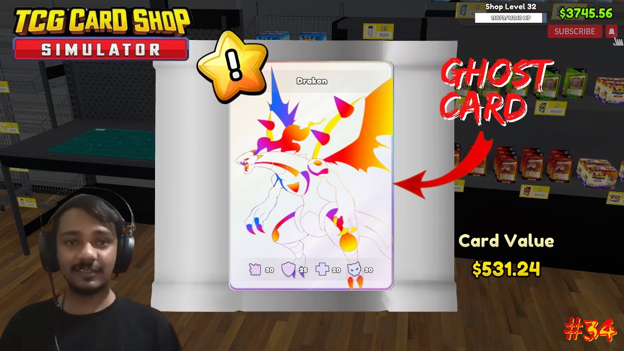 I Spent $500 GHOST CARD 😱 on Pokémon Cards! | TCG Card Shop Simulator #34 - YouTube