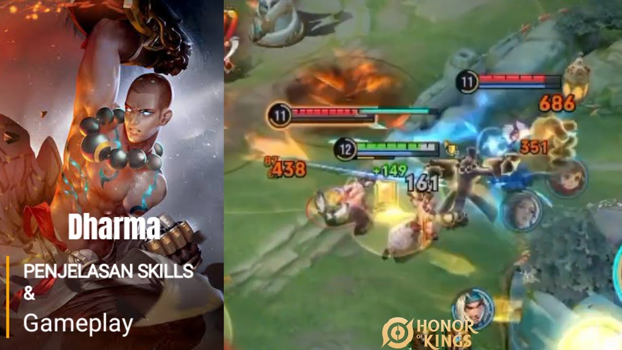 PENJELASAN SKILLS HERO DHARMA - HOK INDONESIA - YouTube