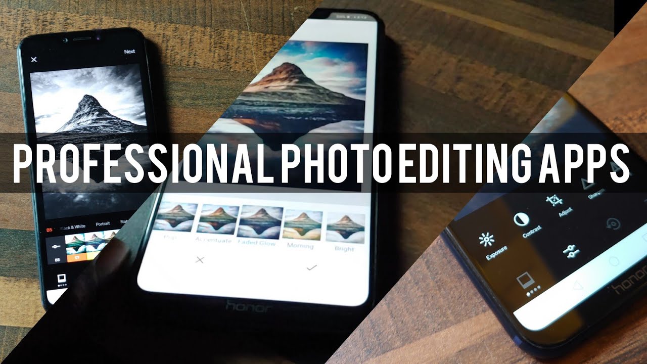 Professional photo editing apps - YouTube