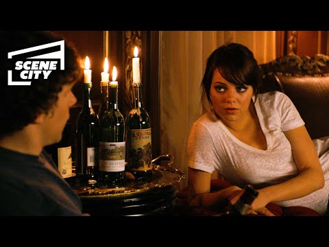 Zombieland: Wichita and Columbus Get To Know Each Other (EMMA STONE & JESSE EISENBERG CUTE SCENE)