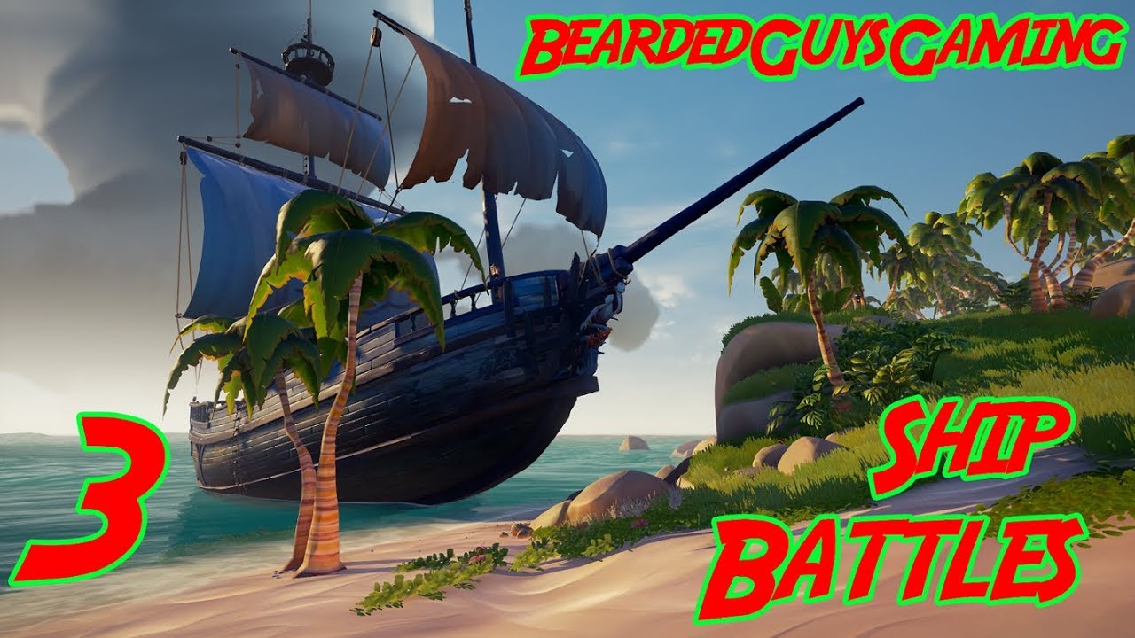 BGG vs Brigantine, Sloop, & Skeleton Fortress | Ship Battles | Sea of ...