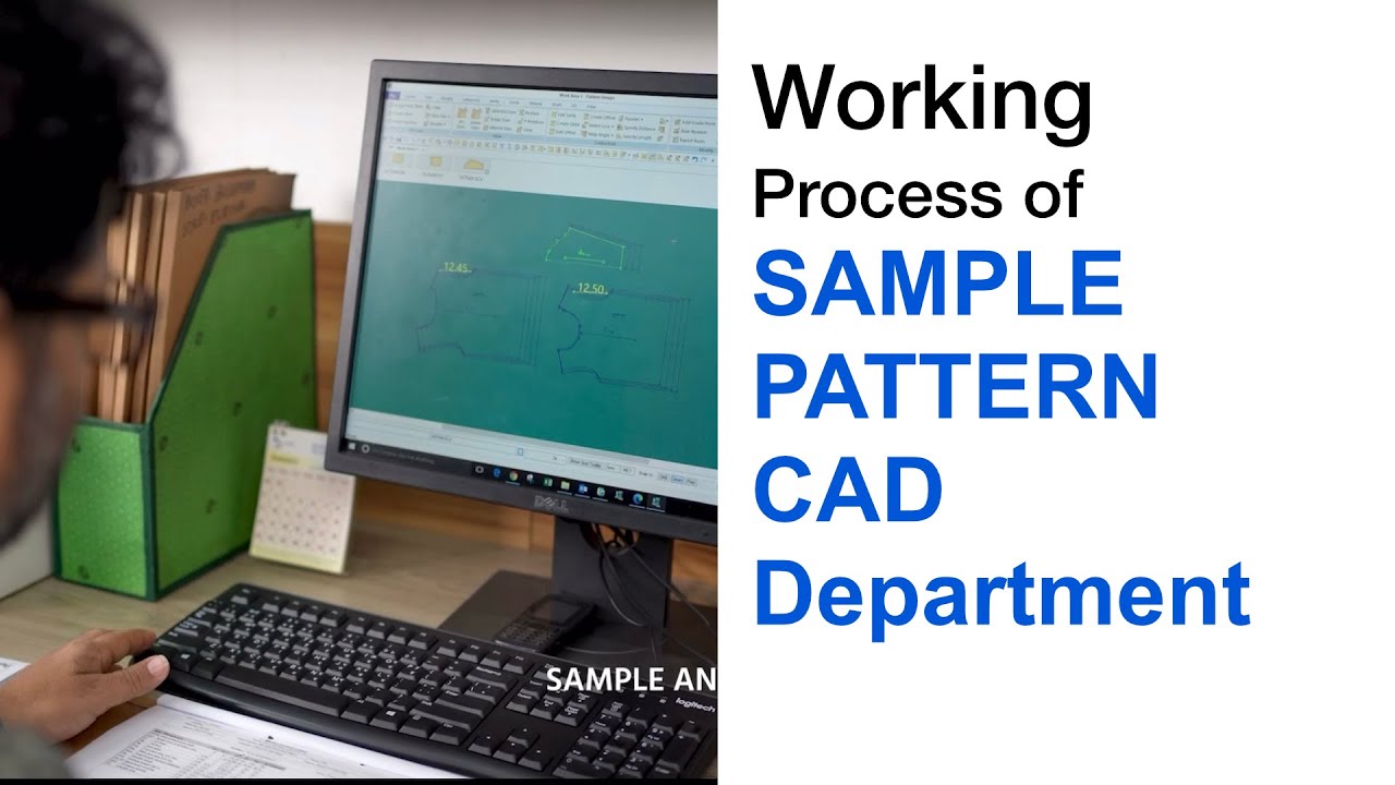 Sample, Pattern & CAD working process in factory - YouTube