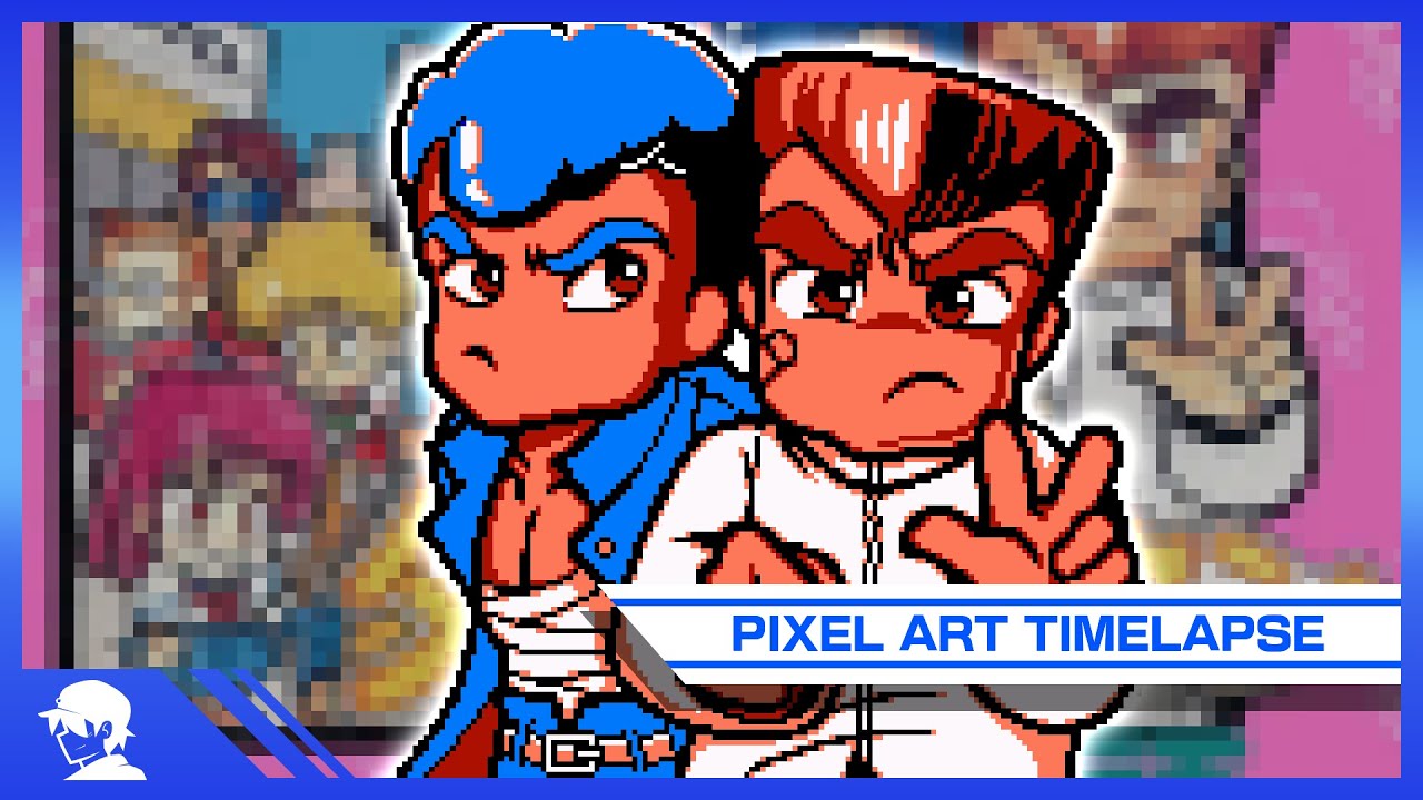 [TIME LAPSE]Downtown Nekketsu Monogatari Japanese Box Art in NES ...
