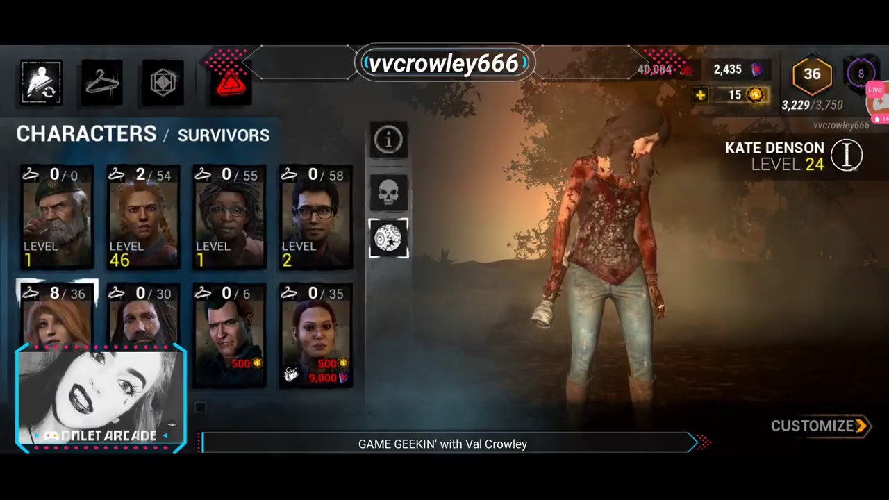 GAME GEEKIN' with Val Crowley - DEAD BY DAYLIGHT☠️☠️☠️ - YouTube