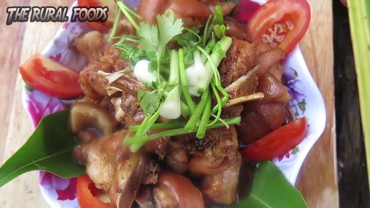 stew pork leg , kaw sach chrouk cambodian style, the most popular food ...