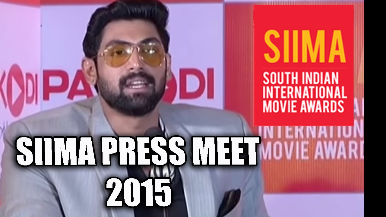 Press Meet : SIIMA (South Indian International Movie Awards) 2015 at ...