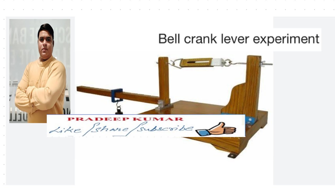 Bell Crank Lever experiment Part 1 - YouTube